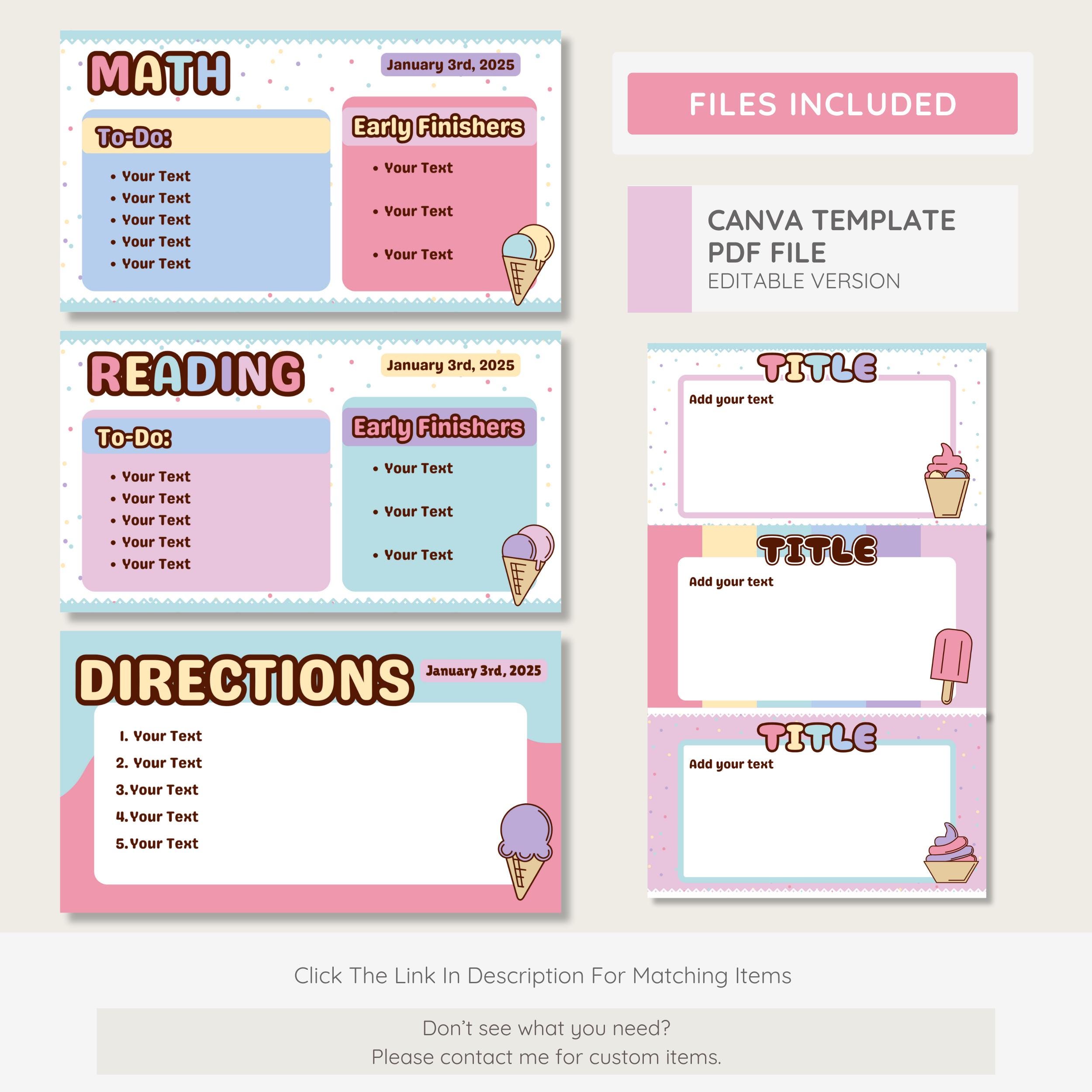 Editable Classroom Slides, Education Morning Slides, Pastel Teacher ...