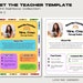 Rainbow Meet the Teacher Letter: Editable Template (digital Download ...