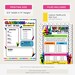 Rainbow Crayon Classroom Newsletter Template: Printable, Editable ...