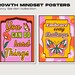 Groovy Growth Mindset Posters, Printable & Editable Inspirational ...