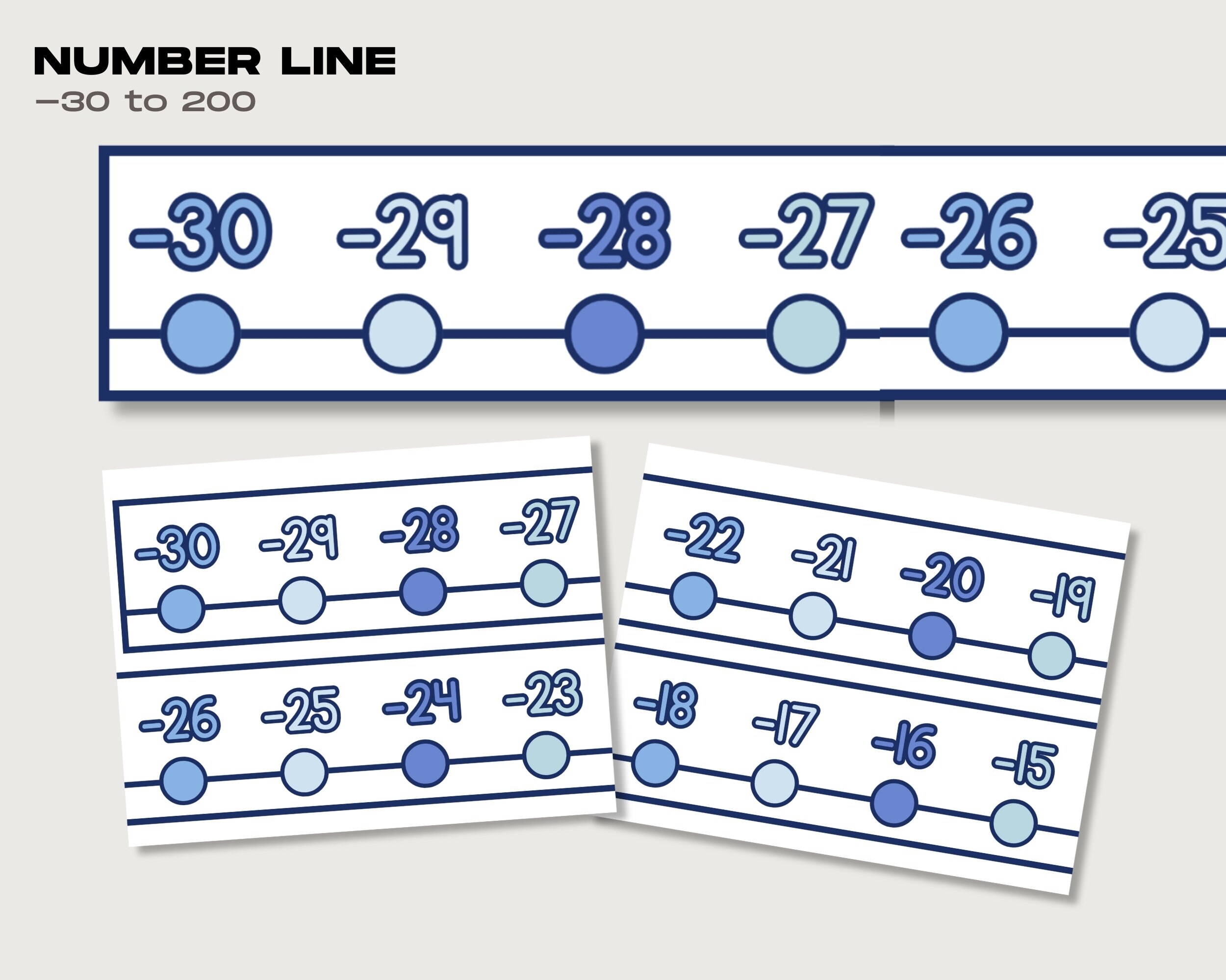 Ocean Theme Number Posters, Printable & Editable Number Posters, Ten ...