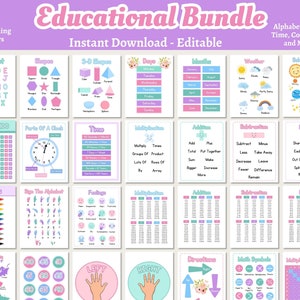 Woodland Animals Classroom Decor Bundle, Editable School Decor, Teacher ...