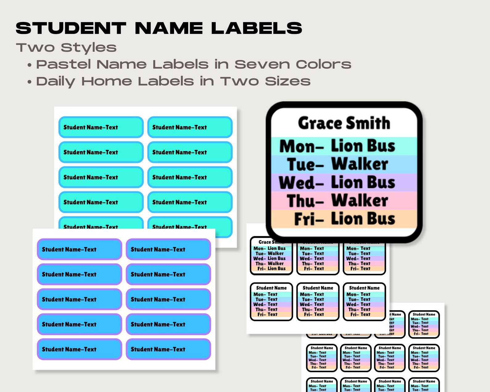 How Do We Get Home? Classroom Display, Editable & Printable Student ...