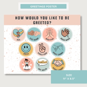 Calm Modern Classroom Student Greetings, Printable & Editable How Would ...