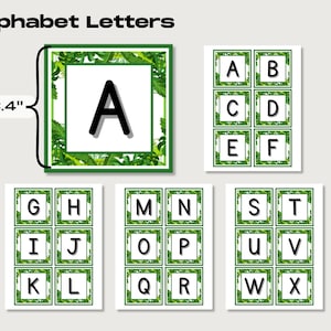 Jungle Word Wall: Editable Classroom Decor (canva Template) - Etsy