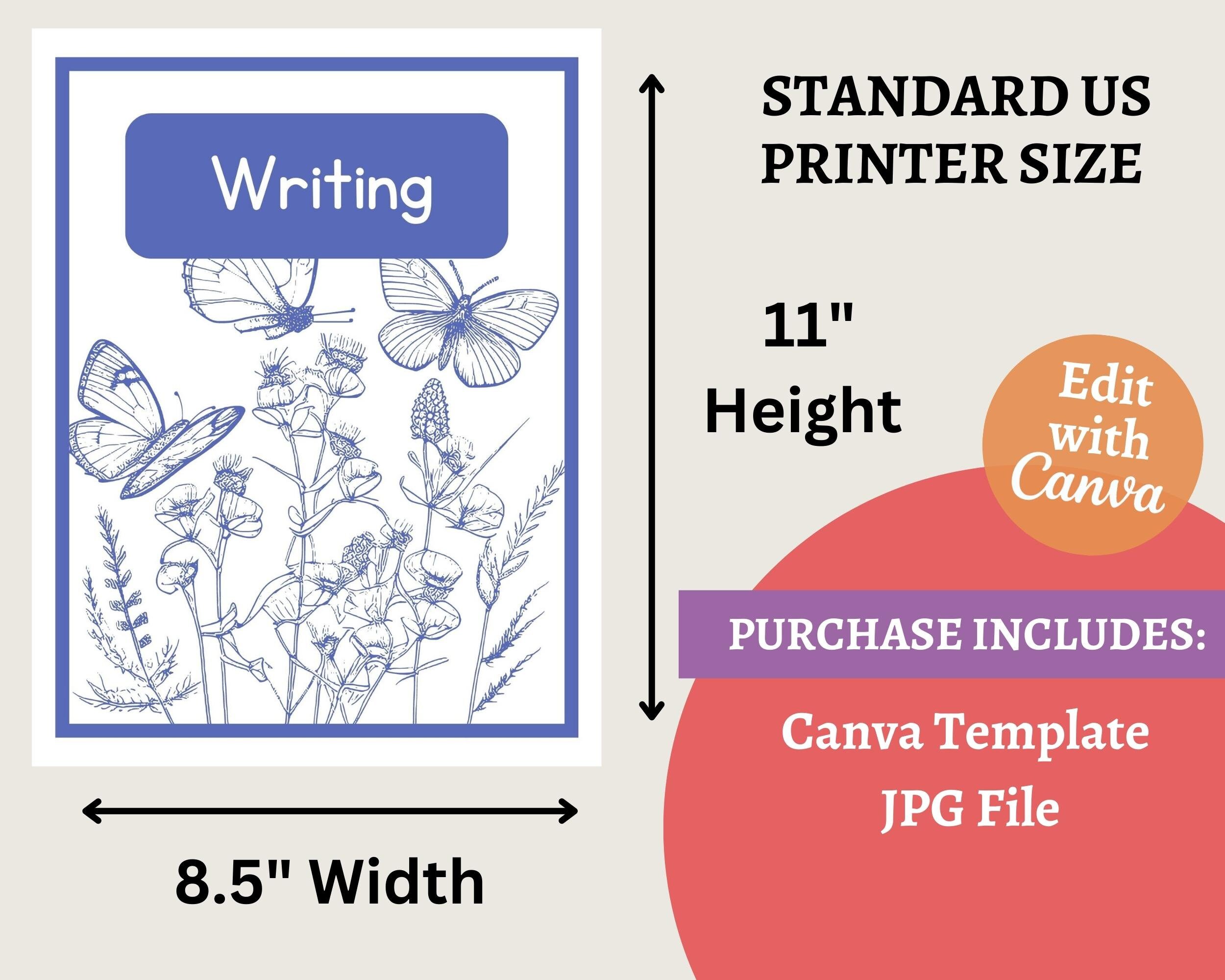 Rainbow Wildflower Labels & Borders Bundle Learning Decor - Etsy