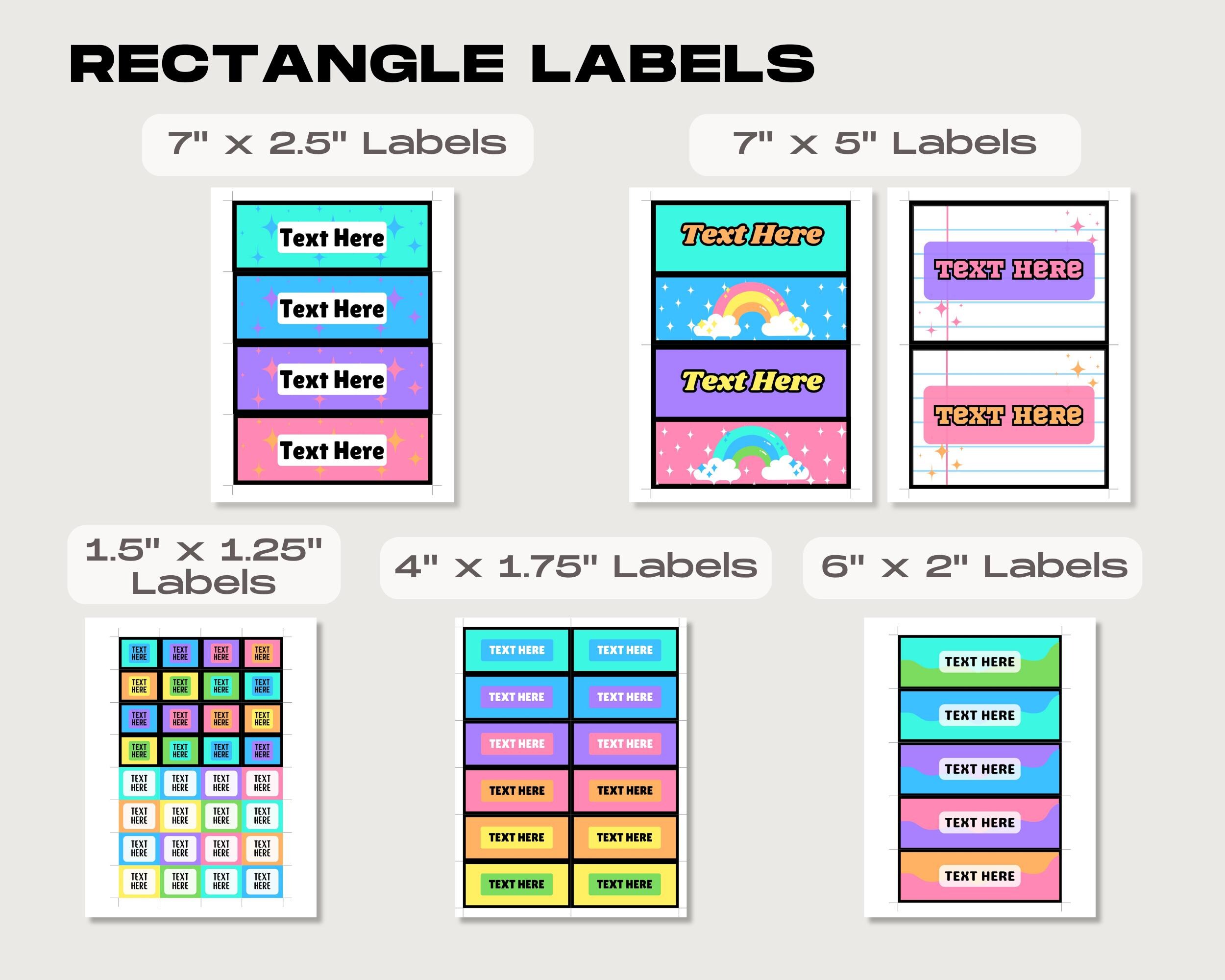 Editable Pastel Classroom Labels: Printable Storage Organization (canva ...