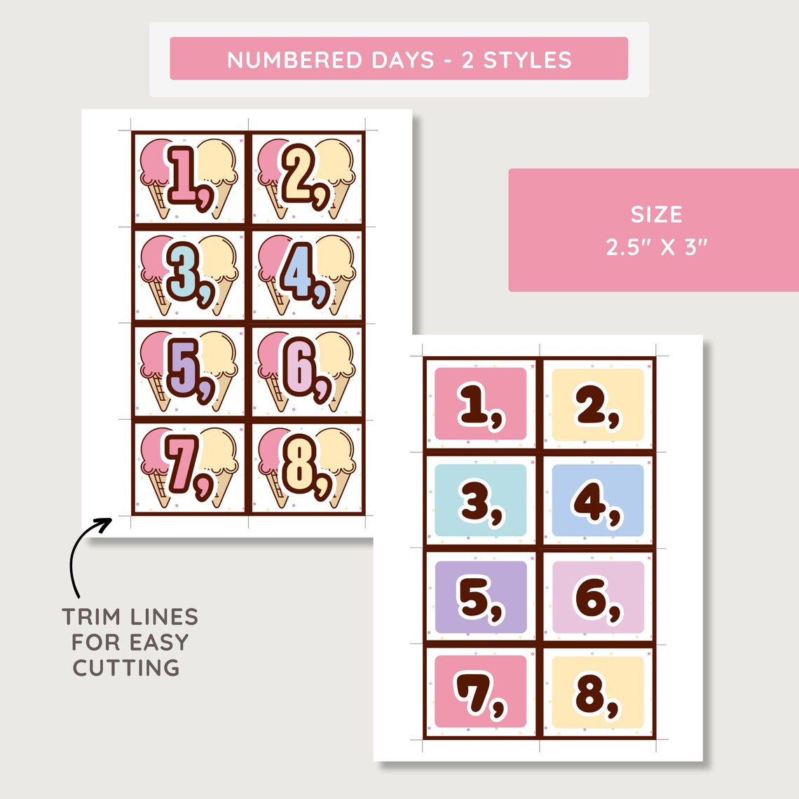 Printable Flip Calendar: Editable Pastel Classroom Decor (canva ...