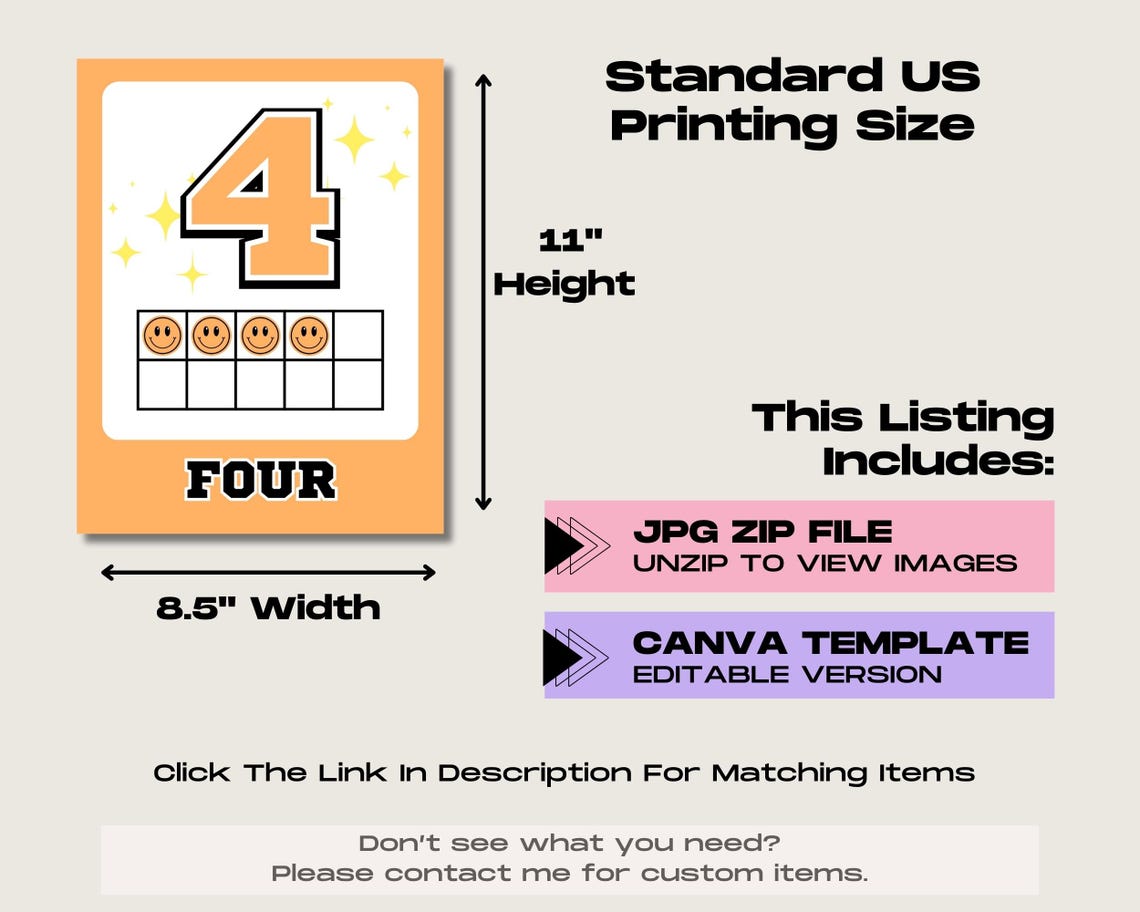 Editable Pastel Number Posters, Printable Skip Counting Posters, Bright ...