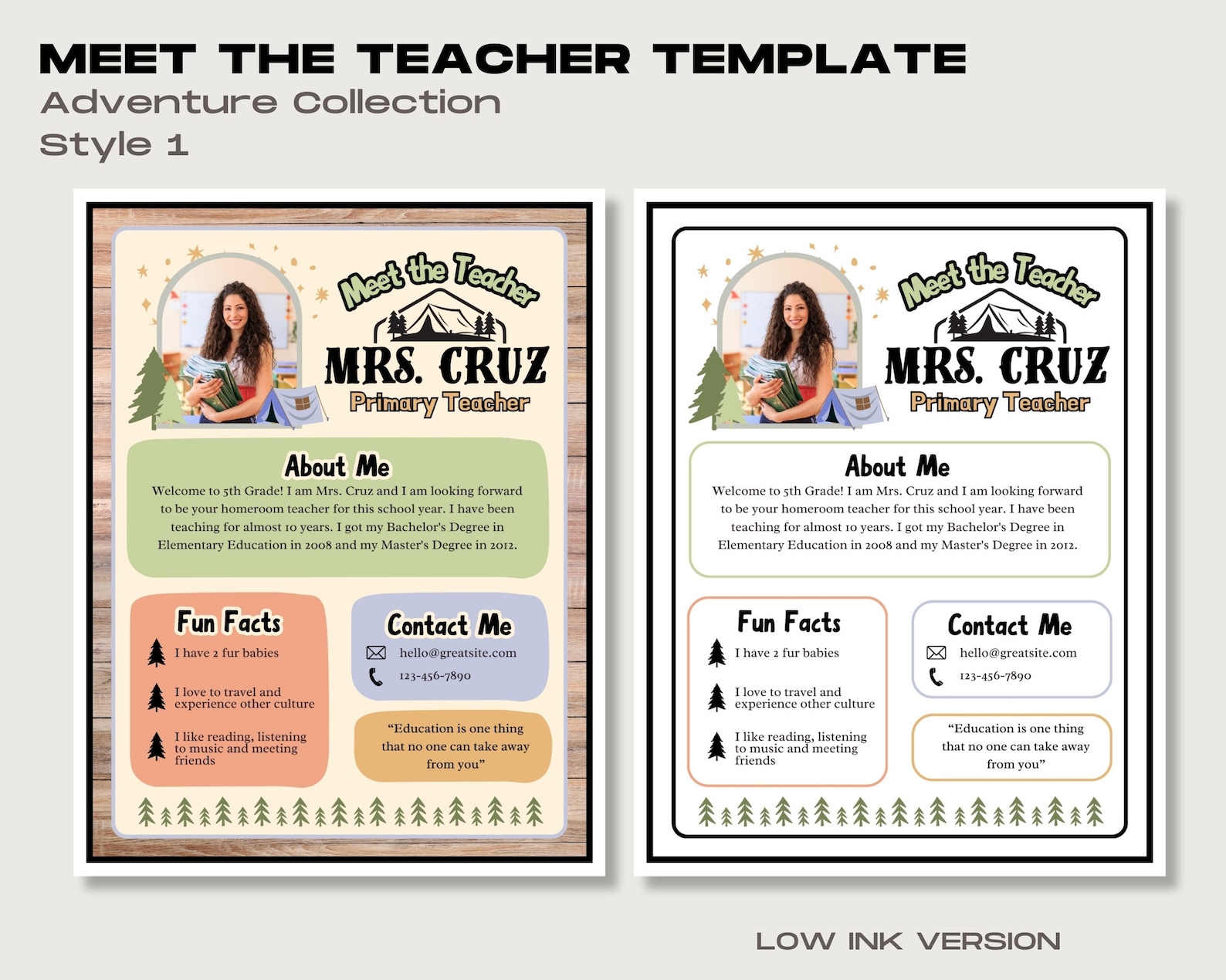 Printable & Editable Meet the Teacher Letter, Back to School Letter ...