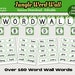 Jungle Word Wall, Primary Word Display, Editable Word Wall Printable ...
