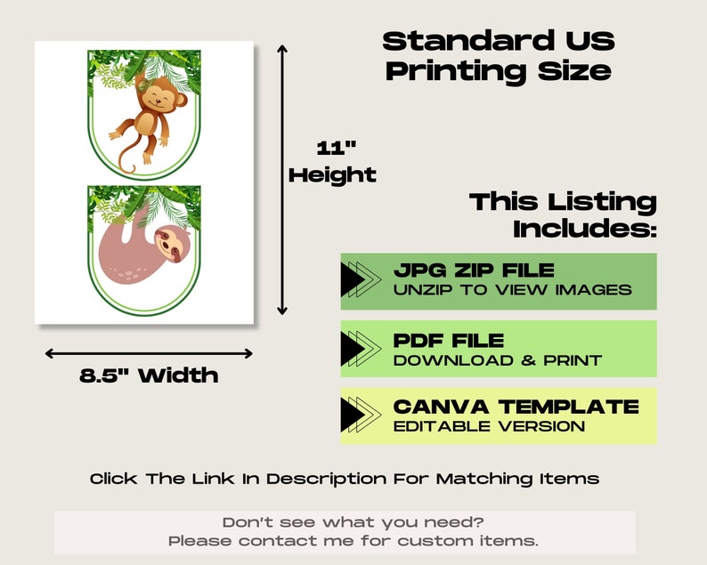 Jungle Word Wall, Primary Word Display, Editable Word Wall Printable ...