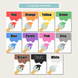 Classroom Color Posters: Crayon Theme, Editable Teacher Decor (digital ...