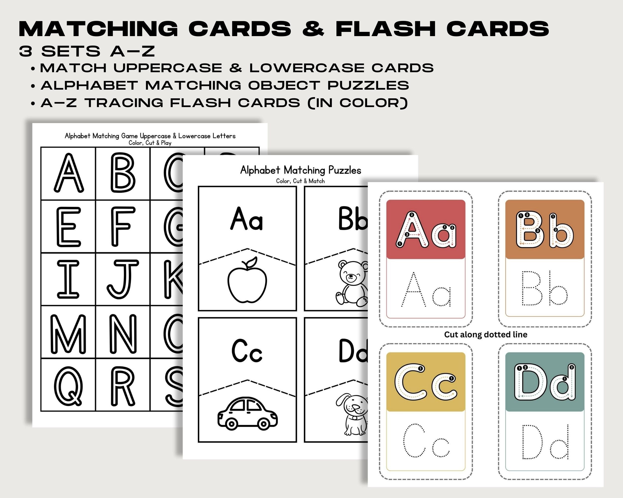 Alphabet Worksheets Bundle Kindergarten A-Z Letter Printable - Etsy