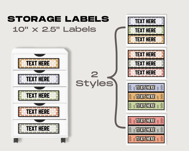 Printable & Editable Classroom Labels, Classroom Organization ...