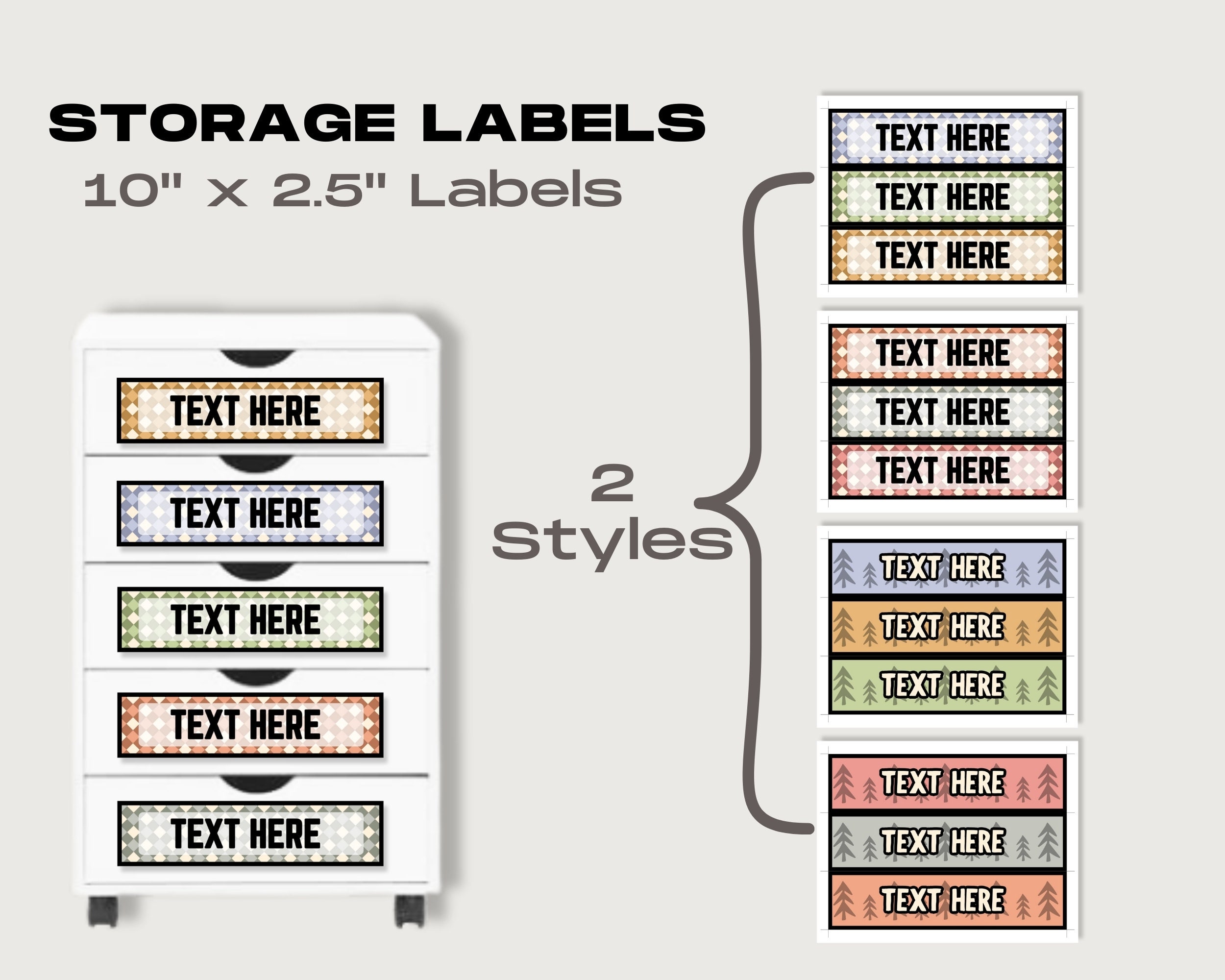 Printable & Editable Classroom Labels, Classroom Organization ...