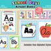 Editable School Alphabet Posters: A-Z Classroom Decor (canva Template ...