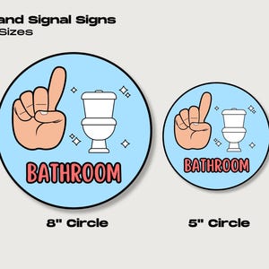Classroom Hand Signals, Printable & Editable Hand Signal Posters ...
