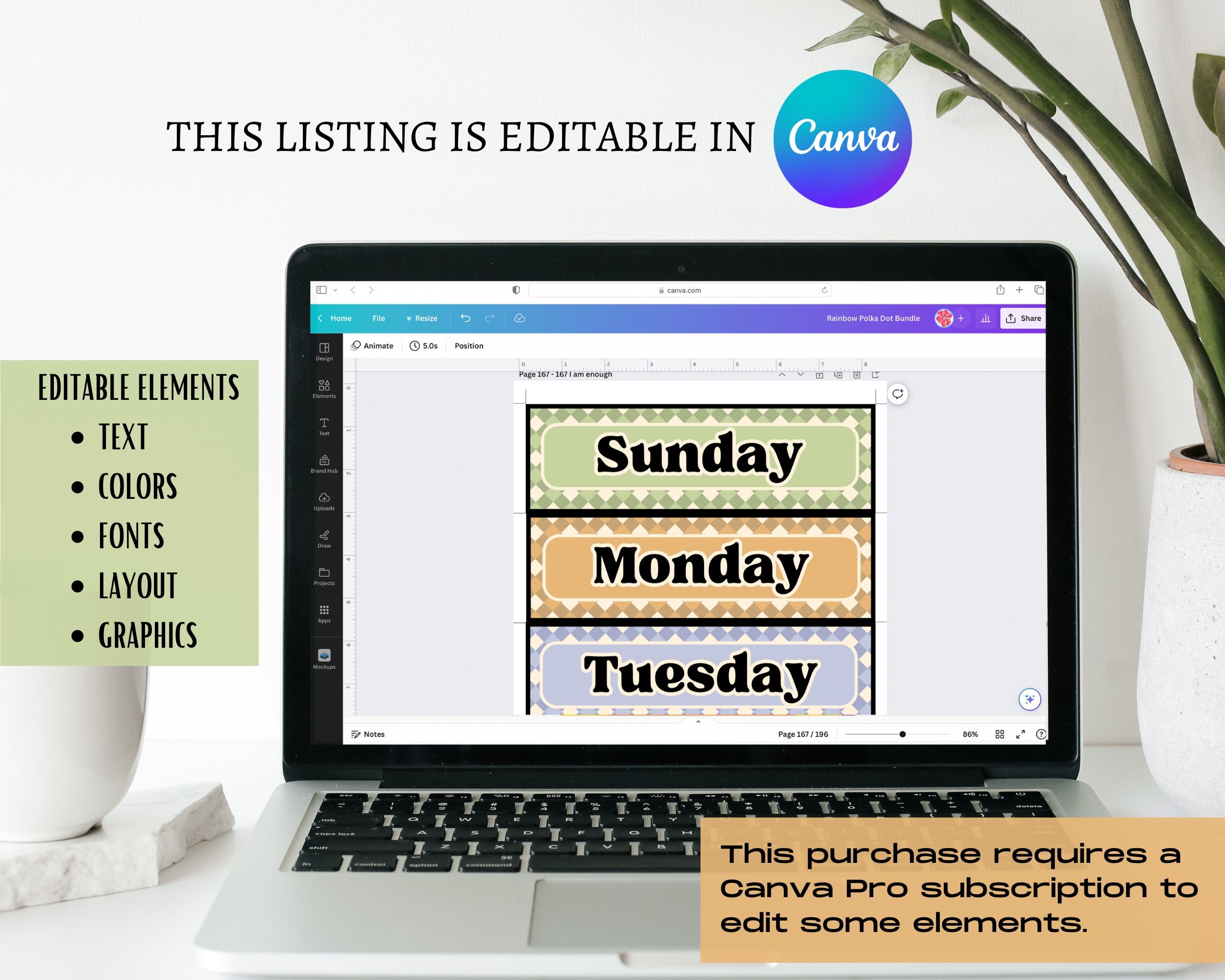 Flip Calendar Display, Printable & Editable Flip Calendar, Adventure ...