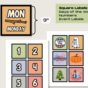 Classroom Calendar Display, Printable & Editable Calendar, Primary Ed ...