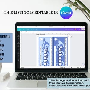 Ocean Theme Student Name Plates, Printable & Editable Classroom Desk ...