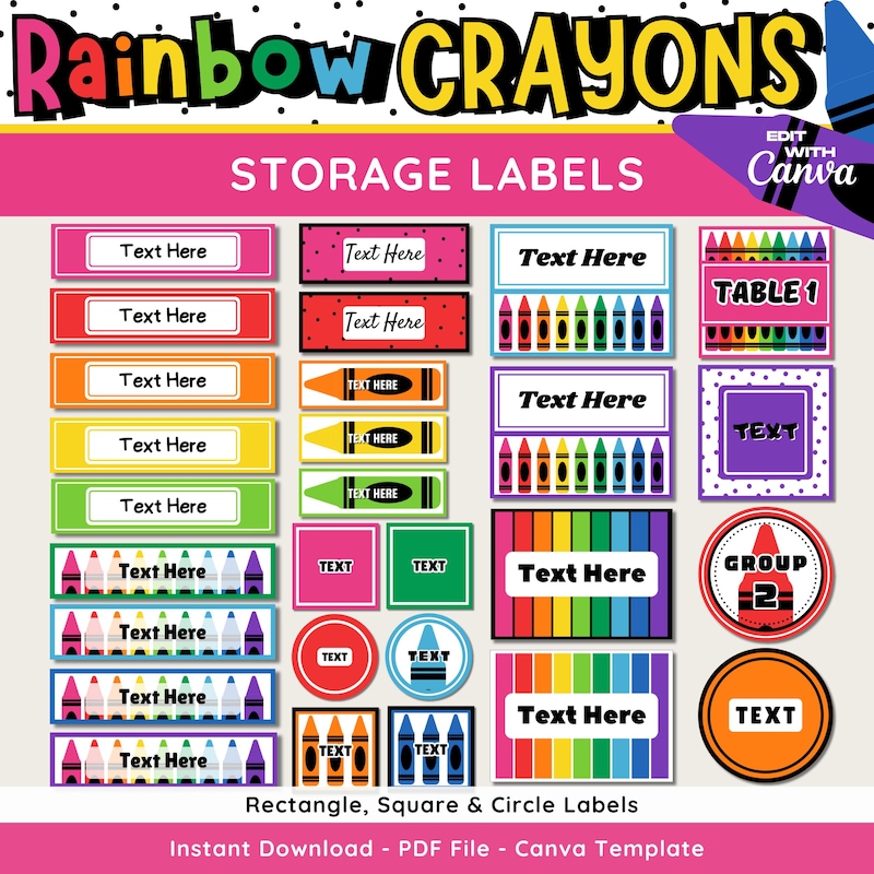 Classroom Crayon Storage - Etsy