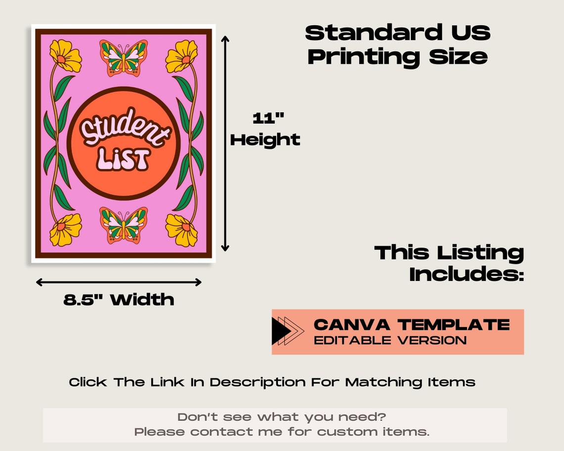 Groovy Binder Covers Spines, Printable & Editable Binder Covers, Retro ...