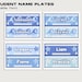 Ocean Theme Student Name Plates, Printable & Editable Classroom Desk ...