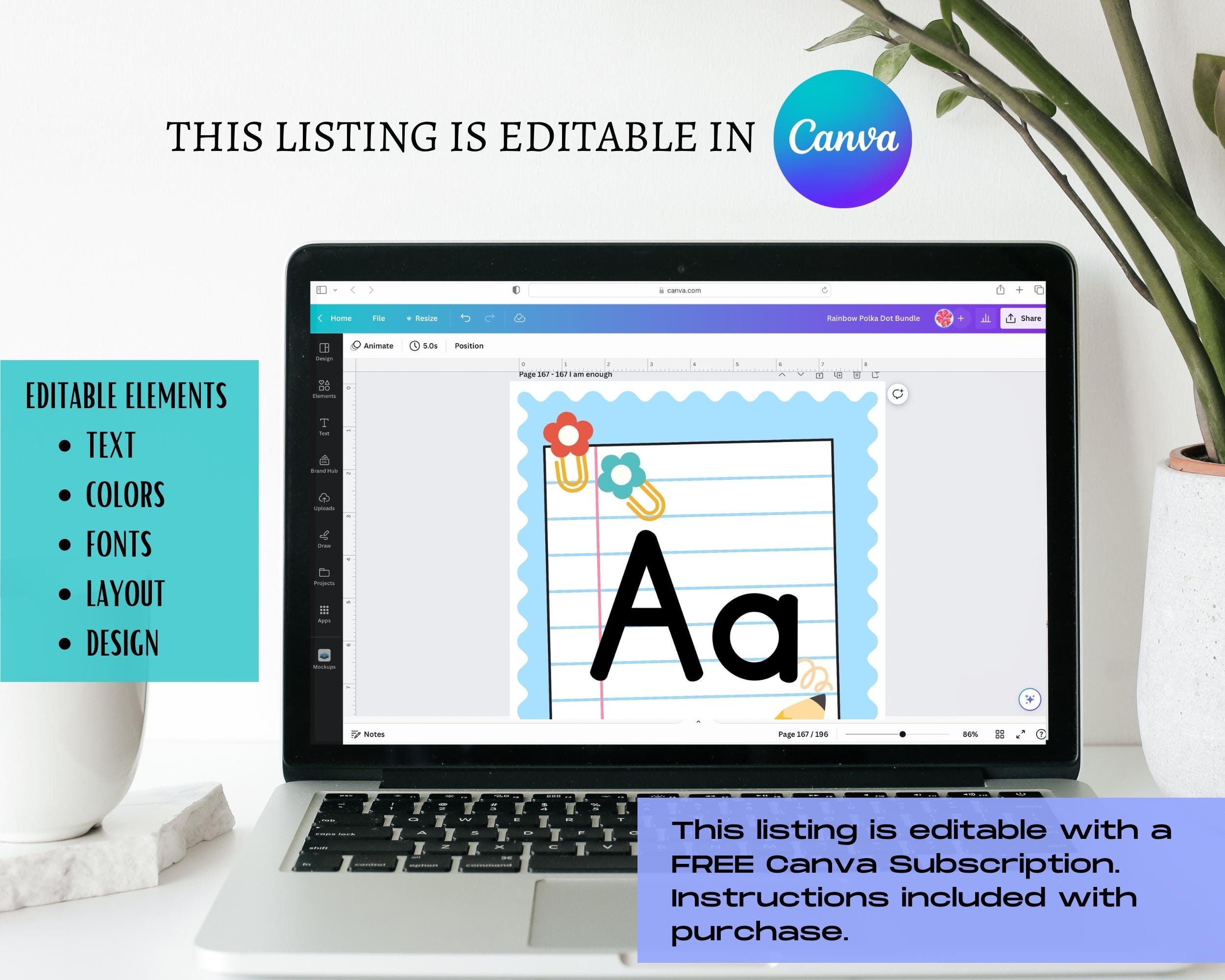 School Supply Alphabet Posters, Printable & Editable A-Z Classroom ...