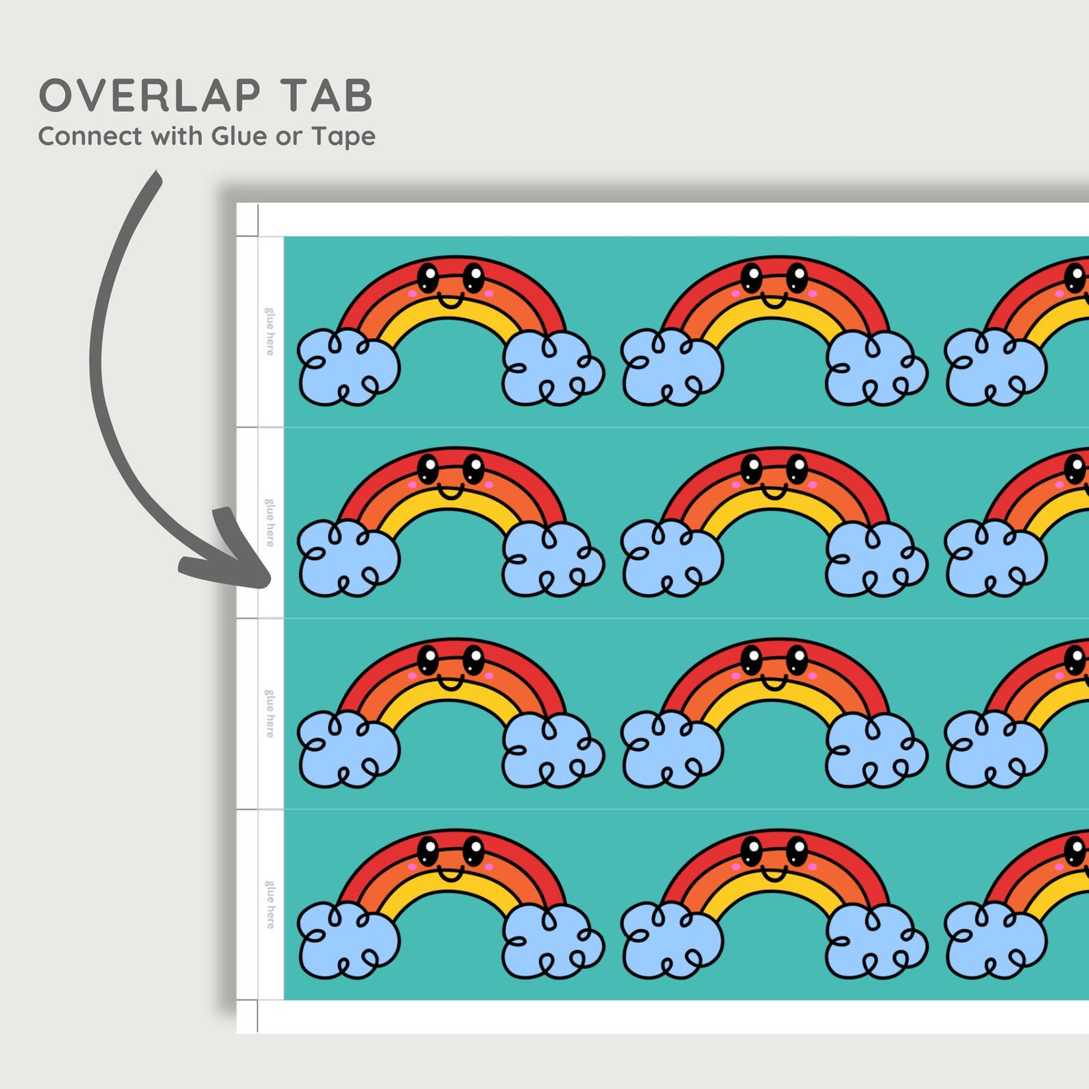 Rainbow Bulletin Borders, Printable & Editable Classroom Display ...