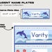 Ocean Theme Student Name Plates, Printable & Editable Classroom Desk ...