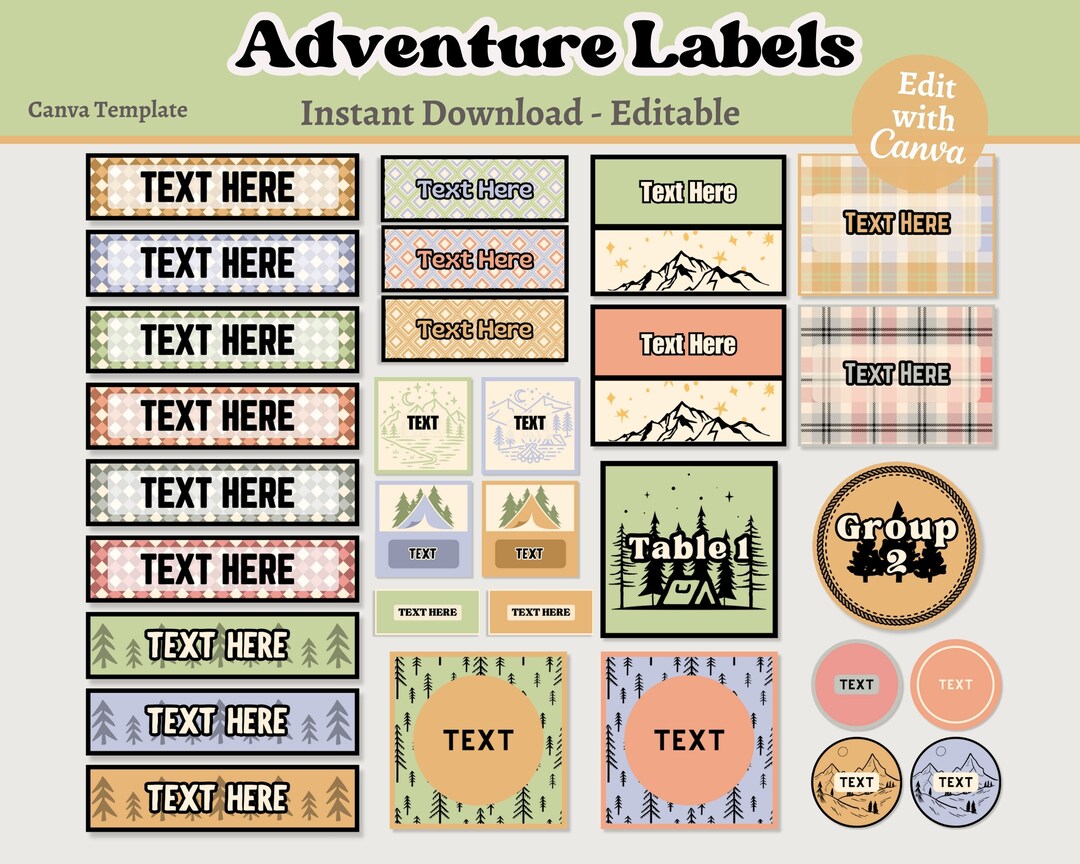 Printable & Editable Classroom Labels, Classroom Organization ...