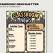 Printable & Editable Classroom Newsletter, Back to School Letter ...