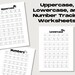 ABC Tracing and Writing Worksheets, ABC Finger Tracing Printable, Pre-k ...