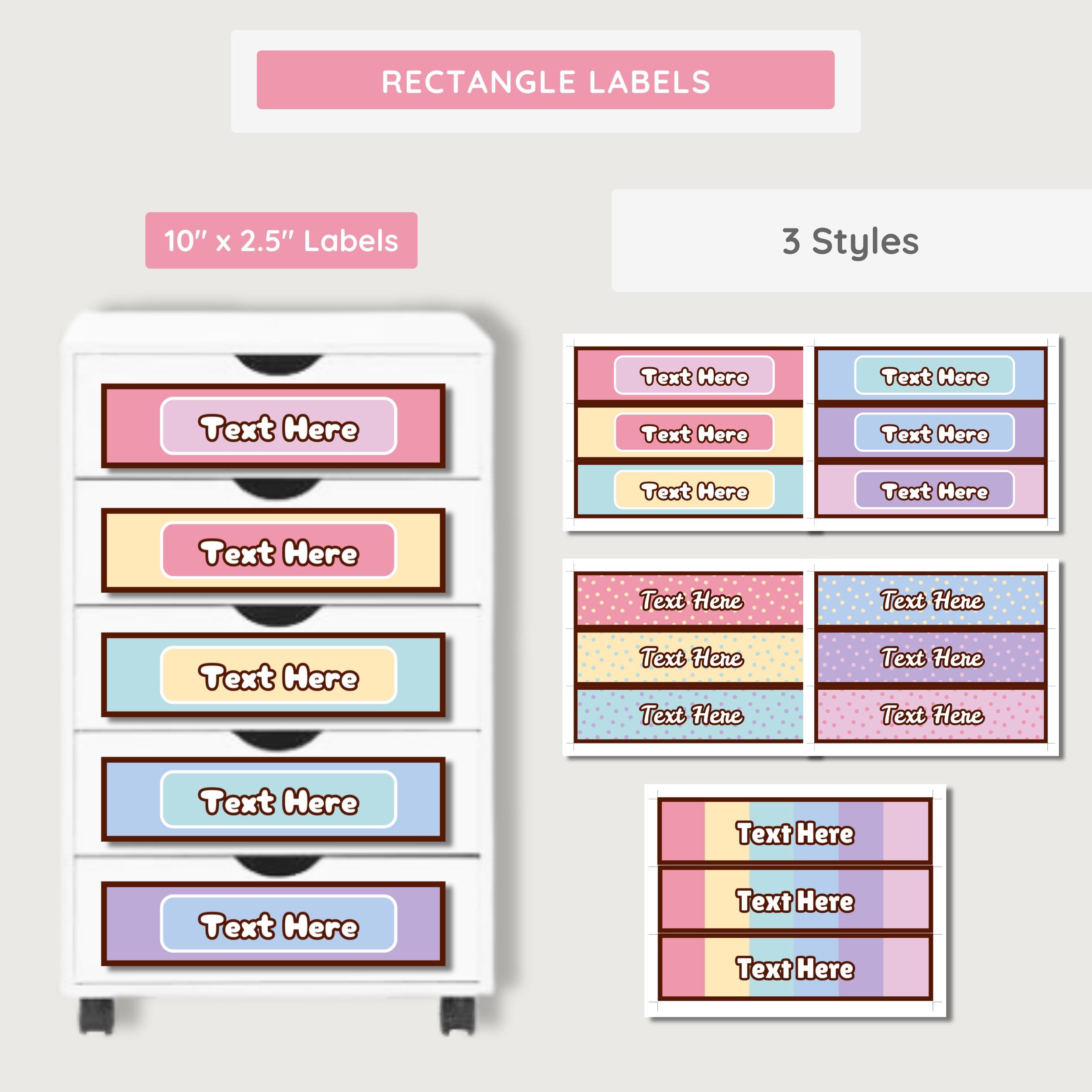 Editable Classroom Pastel Labels, Printable Storage Labels, Teacher Bin ...