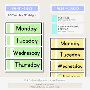 Pastel Crayon Flip Calendar: Printable Classroom Decor (canva Template ...