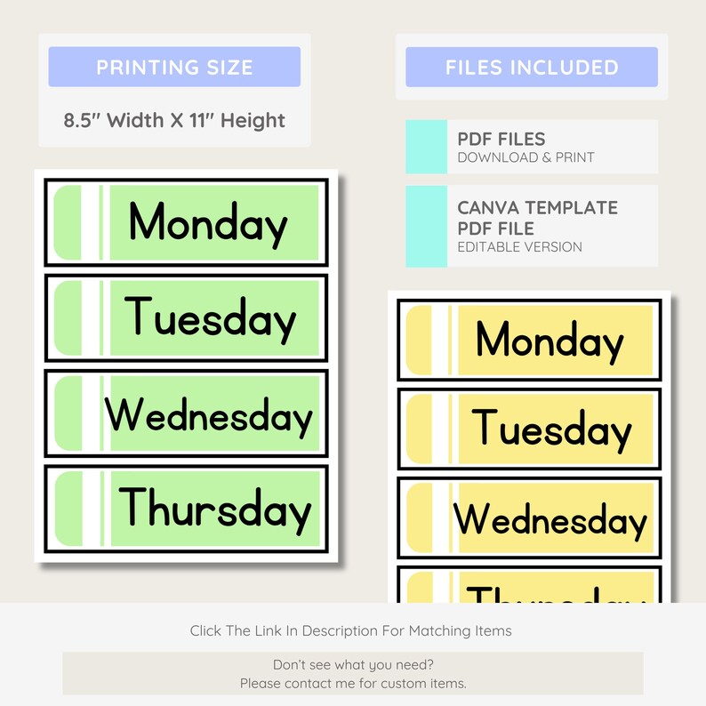 Pastel Crayon Flip Calendar: Printable Classroom Decor (canva Template ...