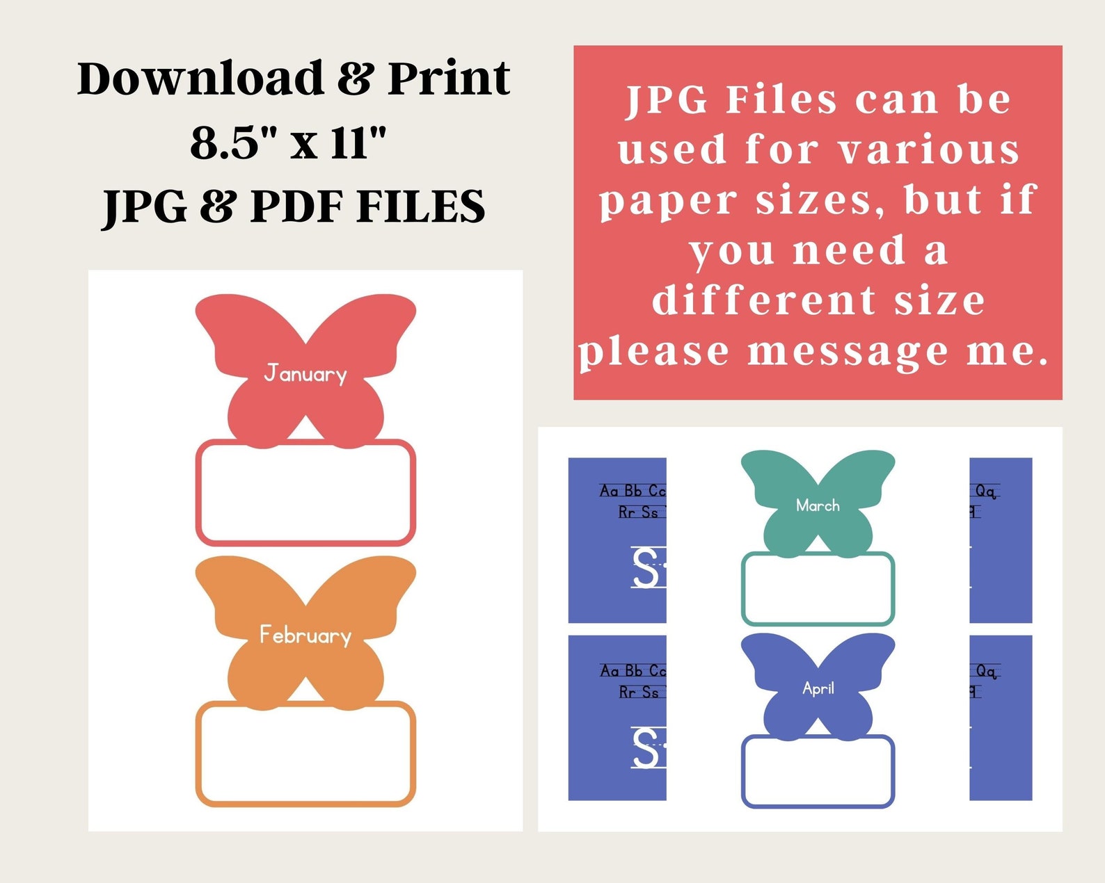 Rainbow Wildflower Birthday Bundle, Learning Decor, Editable Birthday ...