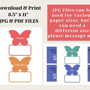 Rainbow Wildflower Birthday Bundle, Learning Decor, Editable Birthday ...