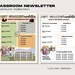 Printable & Editable Classroom Newsletter, Back to School Letter ...