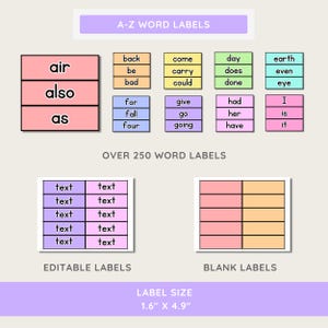 Butterfly Word Wall Display Kit, Printable Elementary Classroom Sight ...