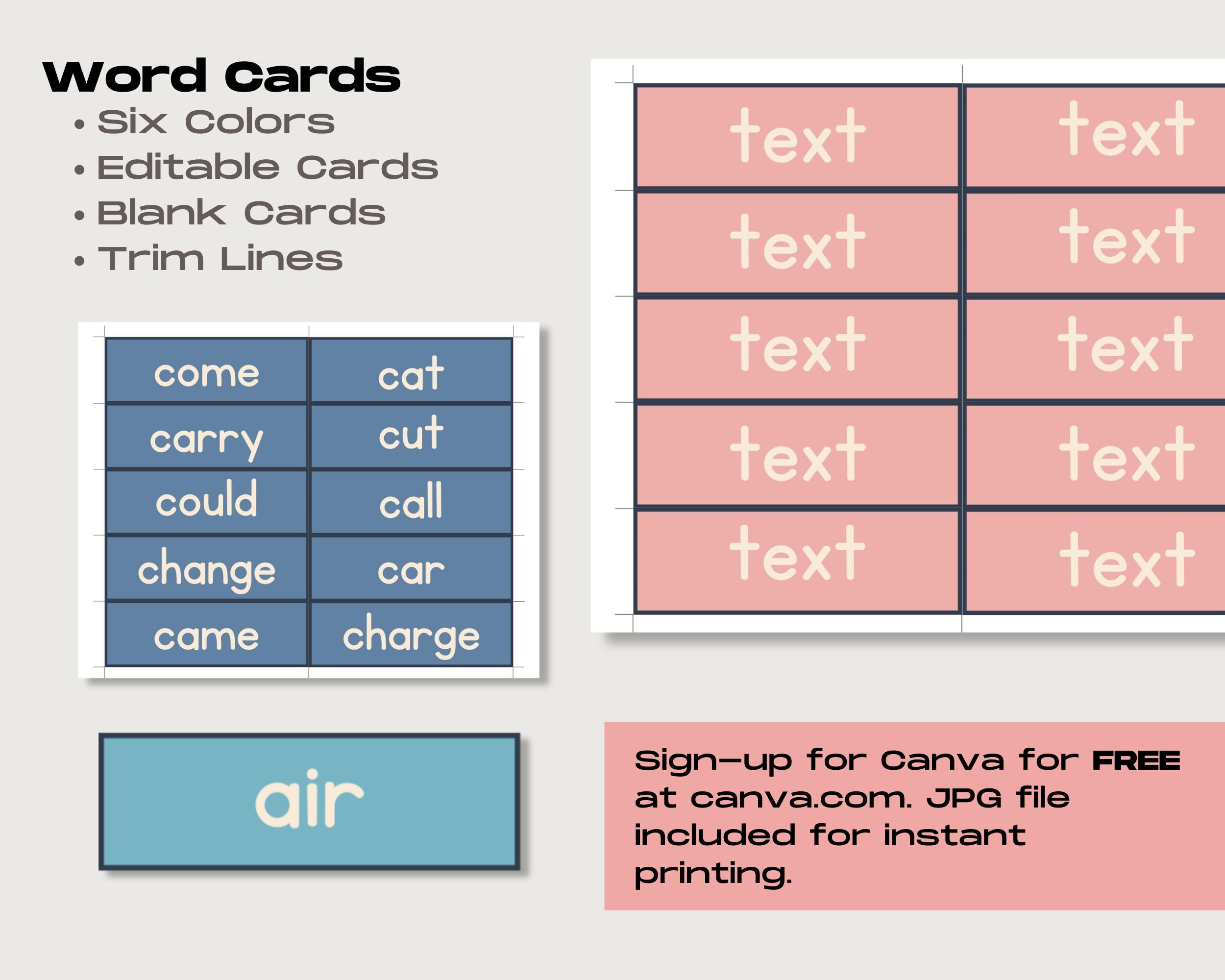 Classroom Word Wall Display, Printable & Editable Classroom Sight Words ...