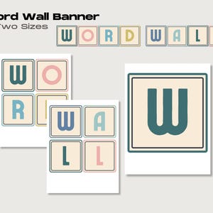 Classroom Word Wall Display, Printable & Editable Classroom Sight Words ...