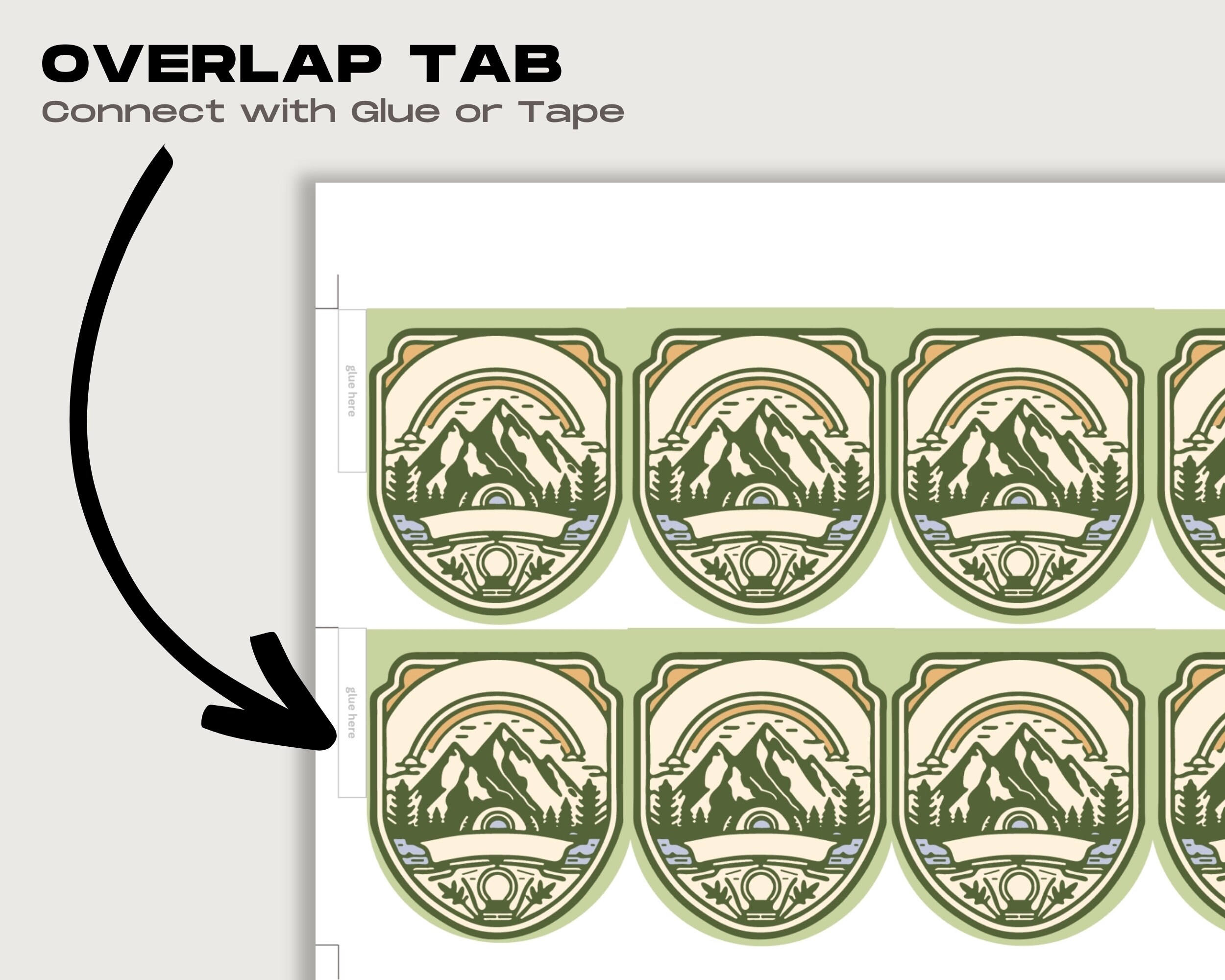 Adventure Bulletin Borders, Printable & Editable Borders, Camping ...