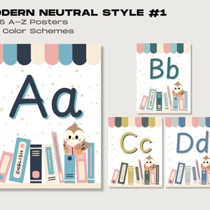 Alphabet Classroom Editable Posters, Animal A-Z Printable Posters ...