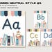 Alphabet Classroom Editable Posters, Animal A-Z Printable Posters ...