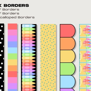 Classroom Bulletin Board Kit Display, Printable Rainbow Crayon Welcome ...