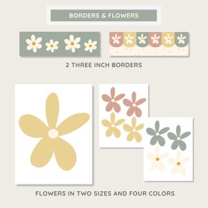 Boho Modern Classroom Welcome Bundle, Printable Teacher Door Display ...