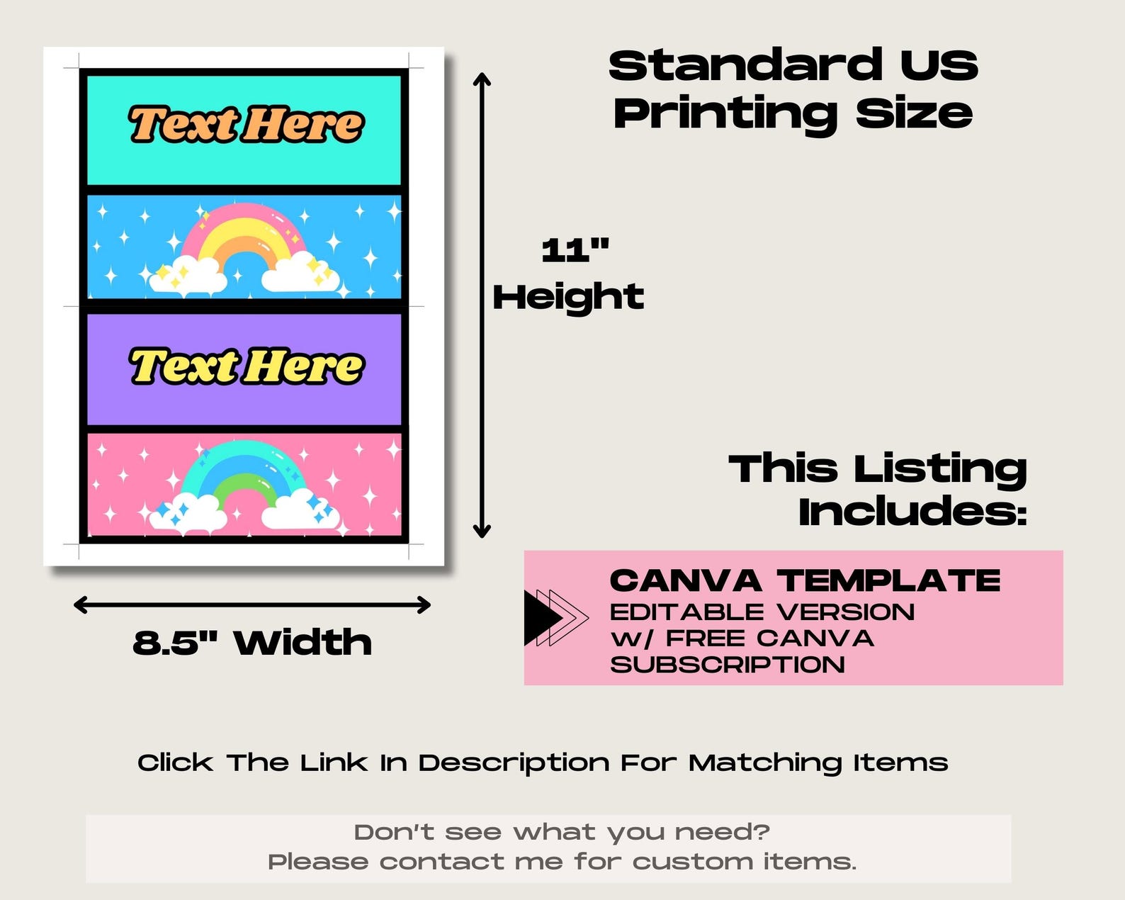 Editable Pastel Classroom Labels: Printable Storage Organization (canva ...