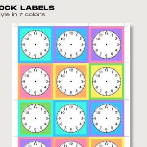 Editable Pastel Class Schedule Display, Printable Today's Schedule ...